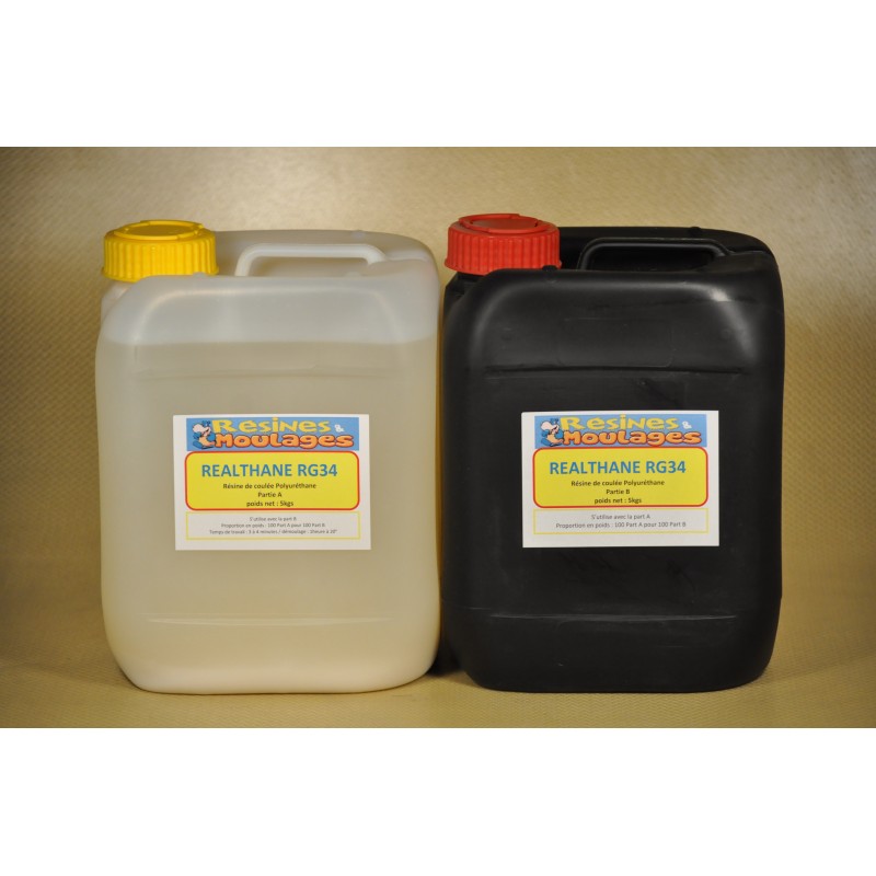 KIT RESINE POLYURÉTHANE RG 34 - Boutique Résines et Moulages